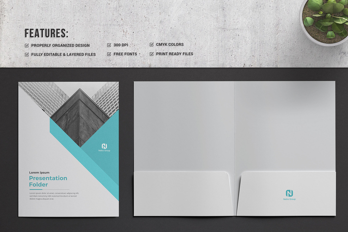 Netro Corporate Identity, a Stationery Template by ThemeDevisers ...