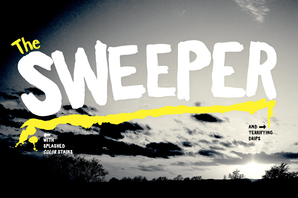 Sweeper Family, a Font by Gustav & Brun