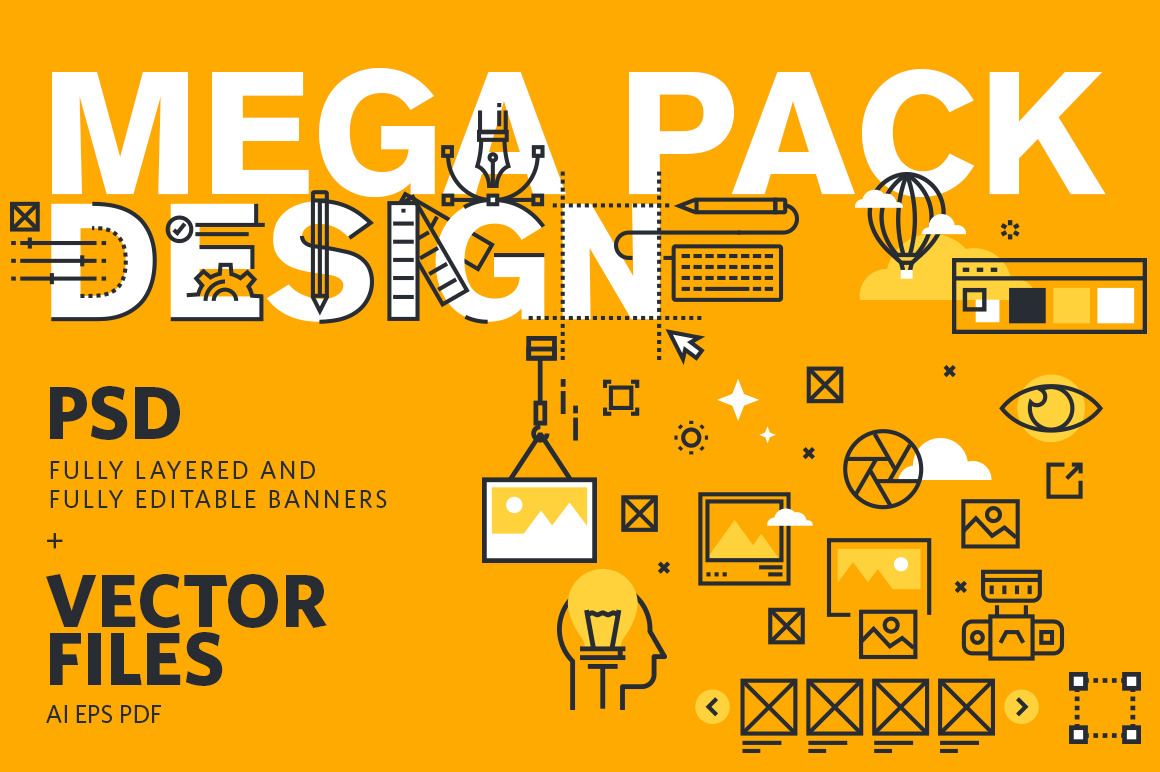 Web Banners Mega Pack, a Templates & Theme by PureSolution