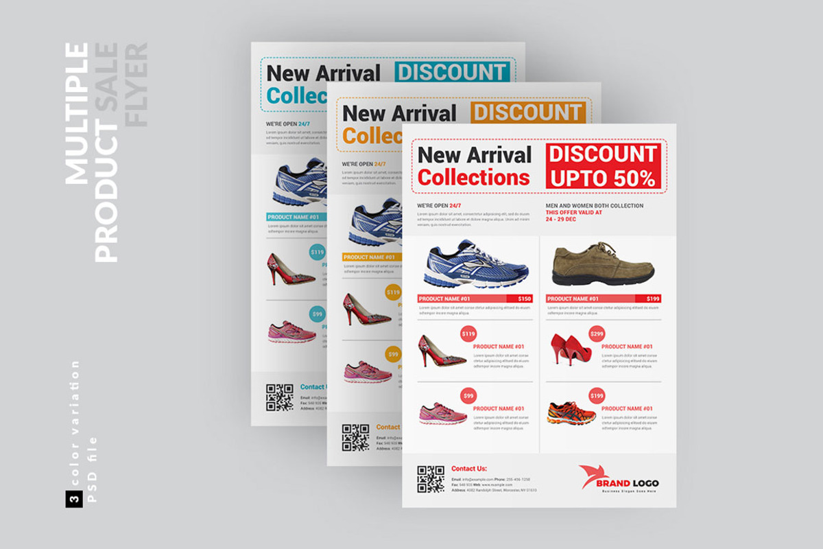 Multiple Product Sale Flyer Template, a Flyer Template by Amit Debnath