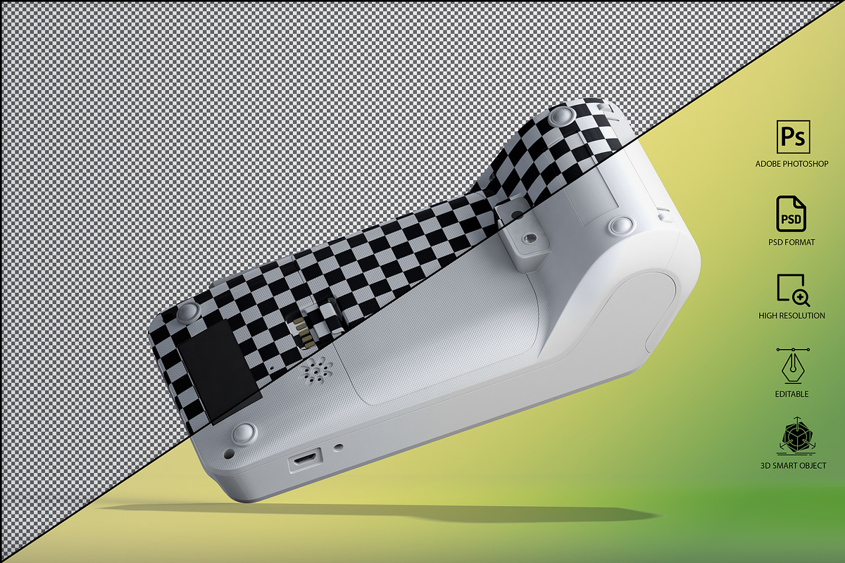 Point of Sale Terminal POS Mockup