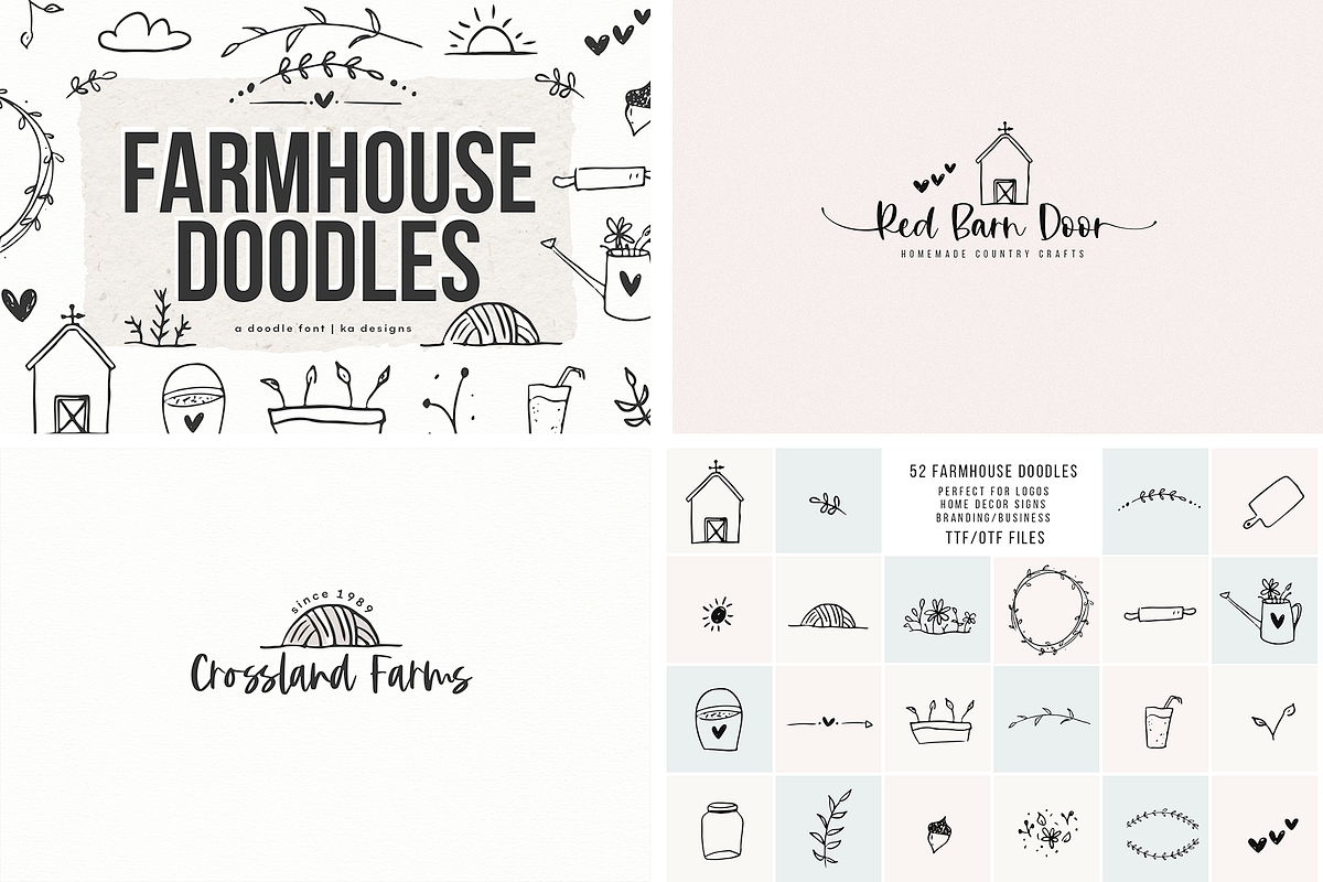 Winter Handwritten Font Bundle, a Script Font by KA Designs