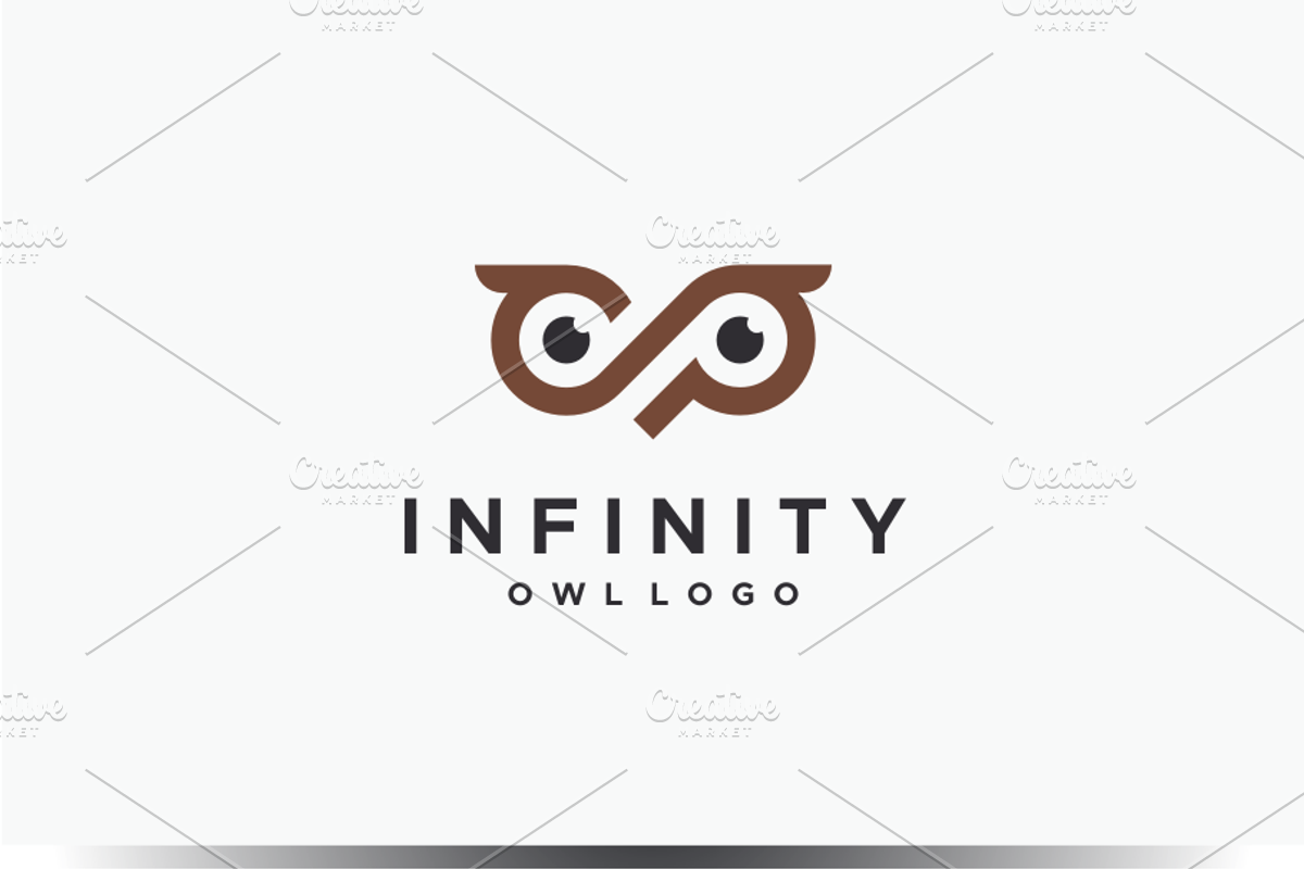 Infinity Owl Logo, a Branding & Logo Template by yopie
