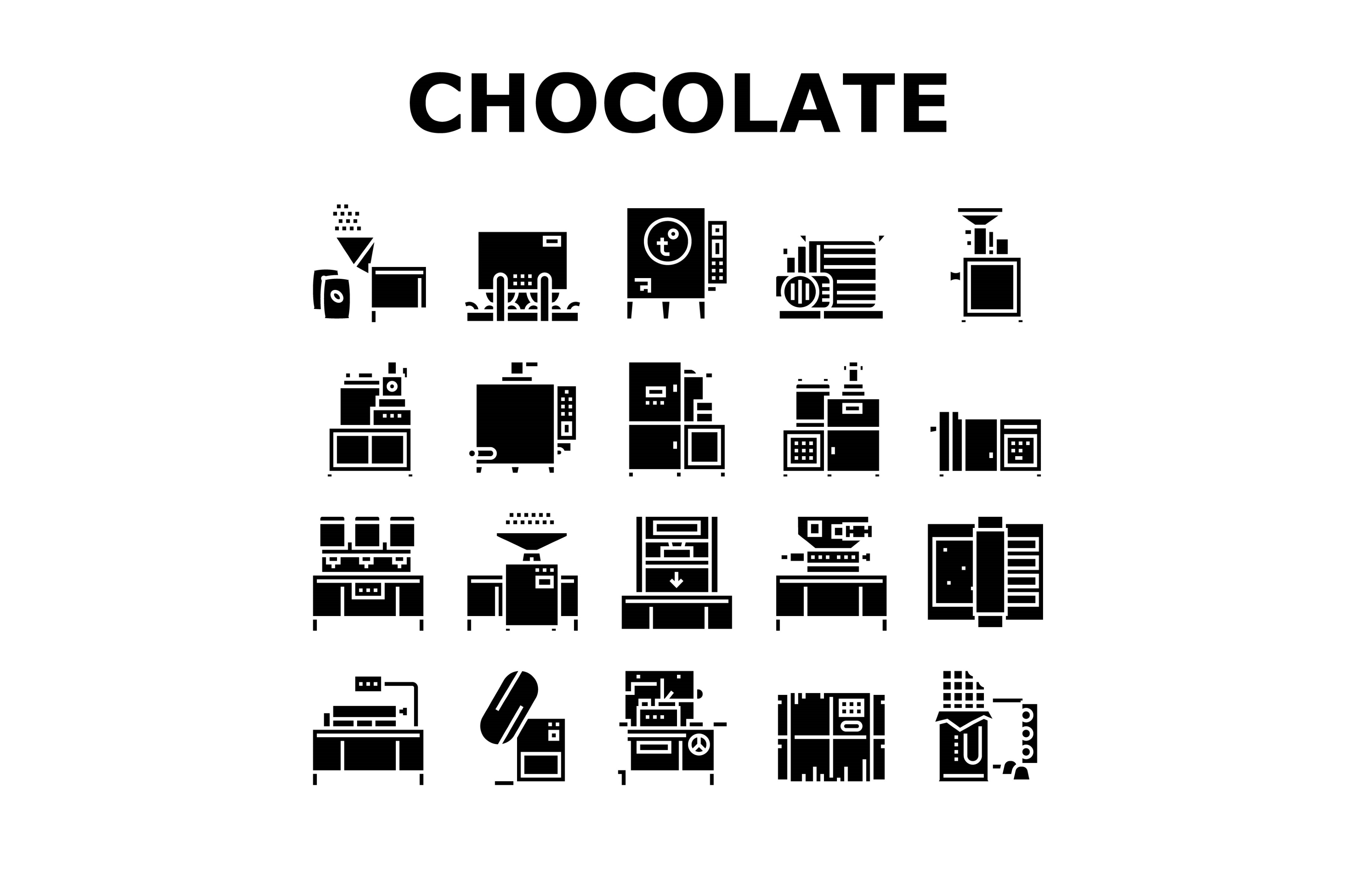 Chocolate Production Collection, an Industrial Photo by pikepicture