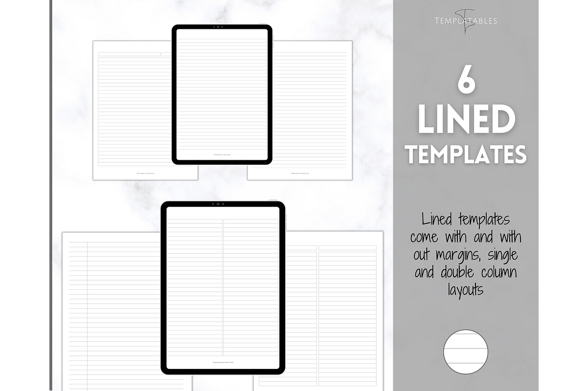 Note Taking Paper Printables - Template Bundle