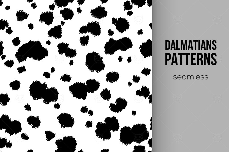2 Dalmatian Patterns, a Pattern Graphic by kotoffei