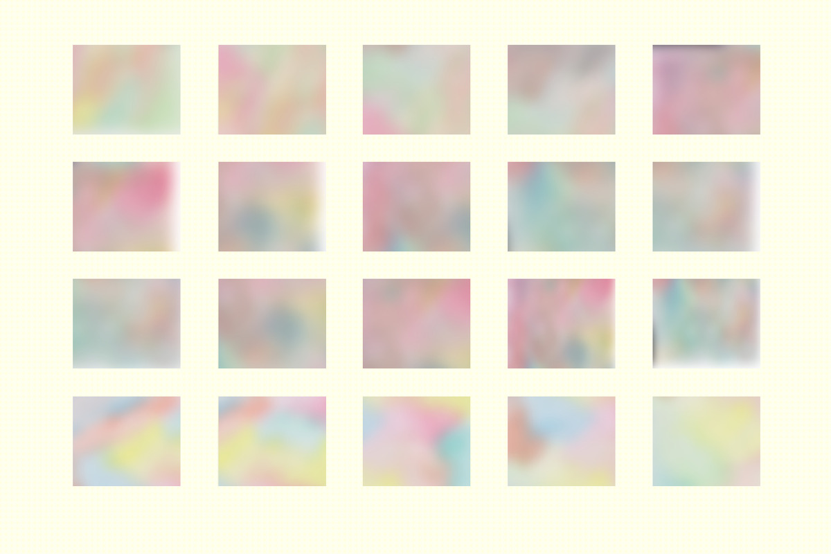 80 Pretty Pastel Blurred Backgrounds, a Texture Graphic by Niram Factory
