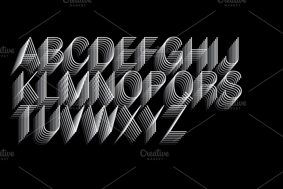 gradient typography vector, an Object Graphic by lyeyee