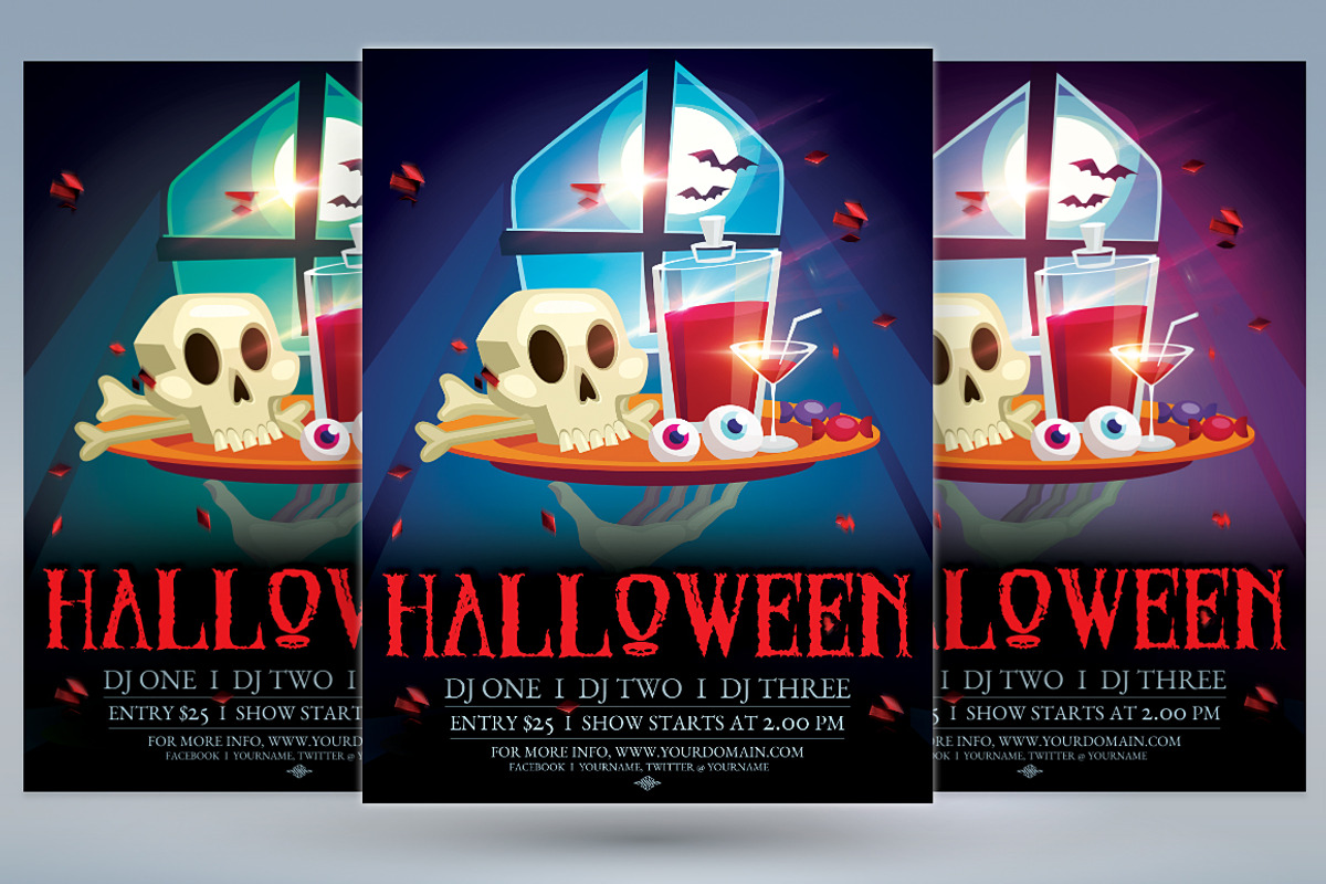 Halloween Flyer, a Flyer Template by tmcom