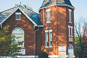 Church with Motorcycle, an Architecture Photo by Jamie Pickering