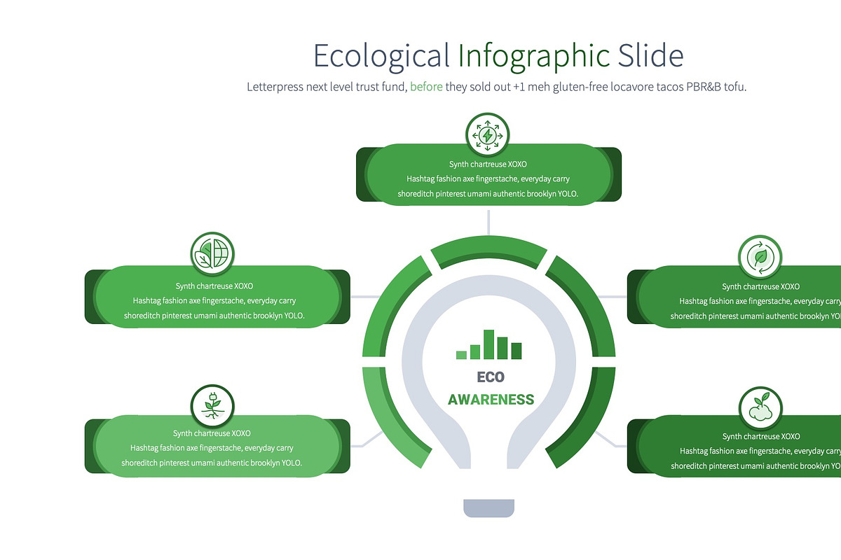 Ecological PowerPoint Infographics, a Presentation Template by Pulsecolor