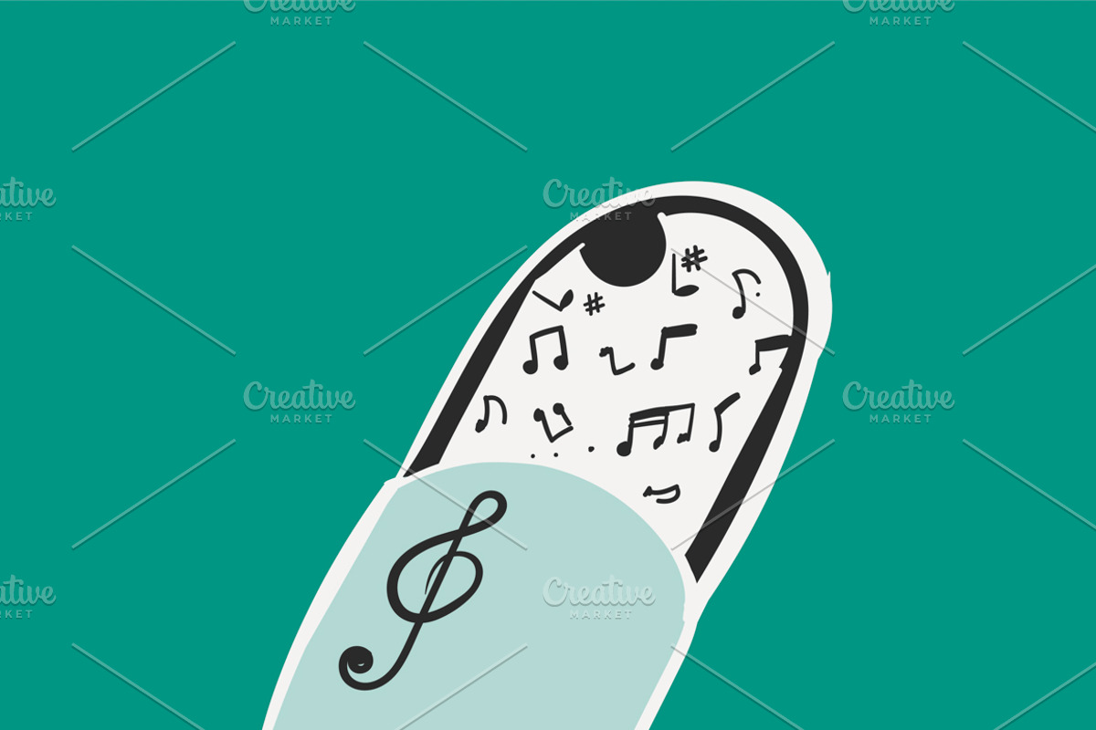 Hand drawing illustration of music, an Illustration by rawpixel ...