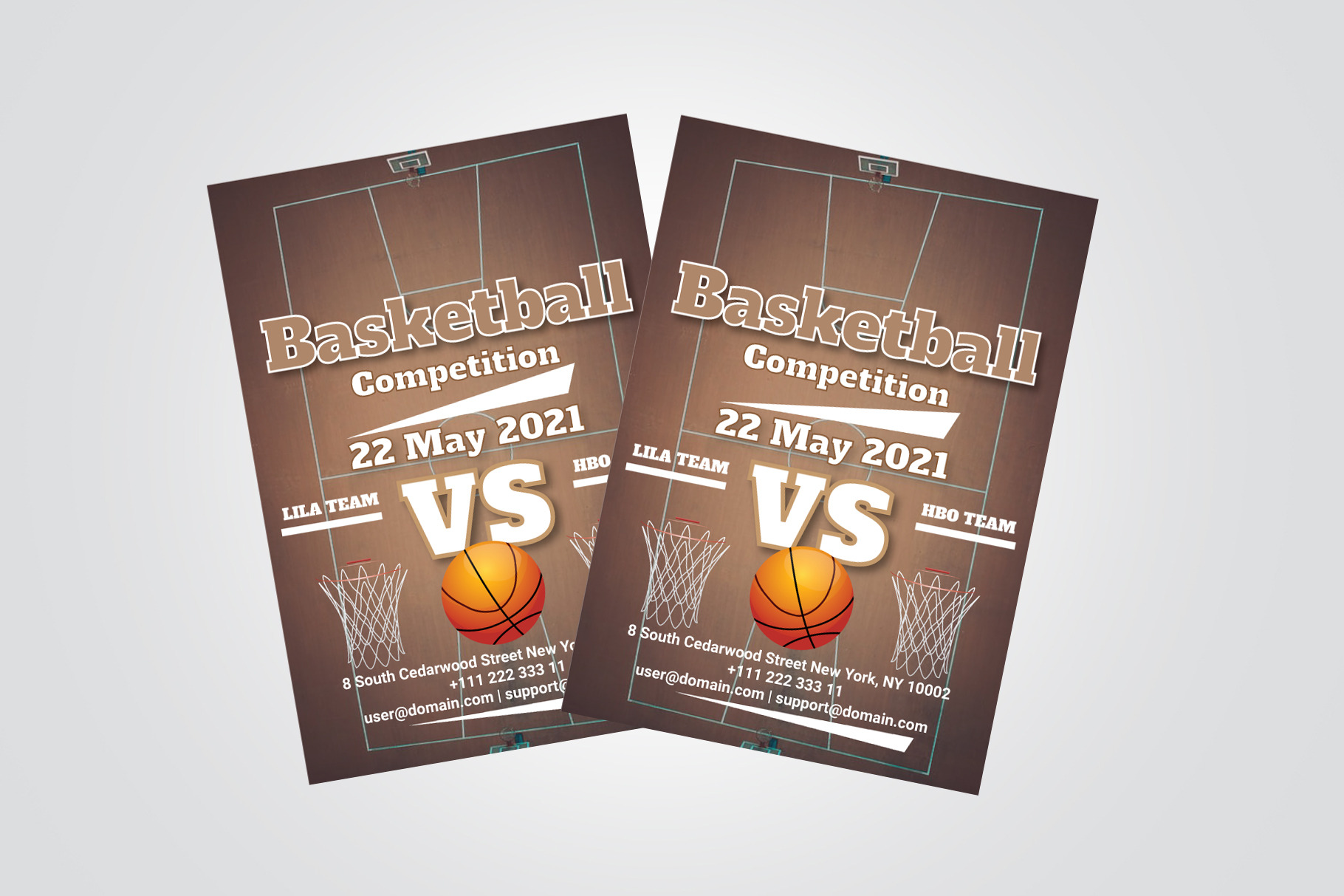 Basketball Competition Flyer, a Flyer Template by PenciGraphics
