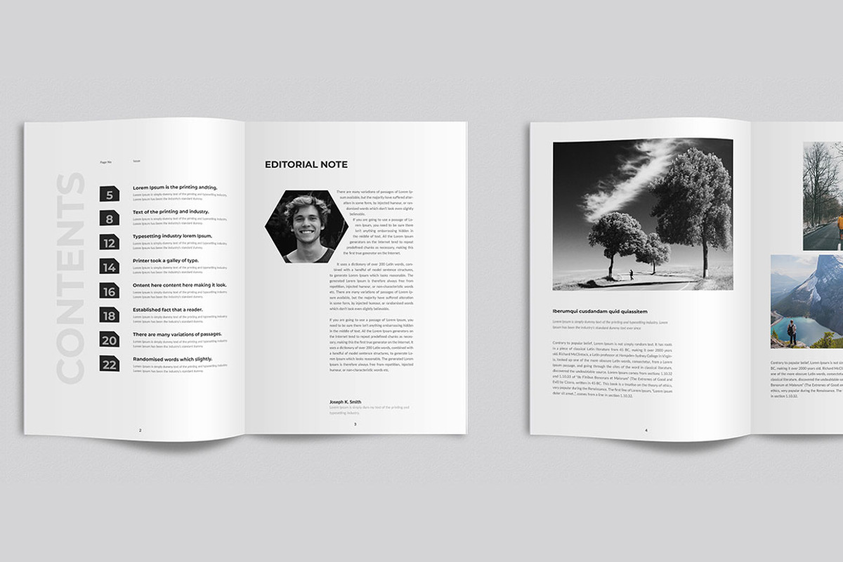 InDesign Magazine Template, a Magazine Template by Amit Debnath