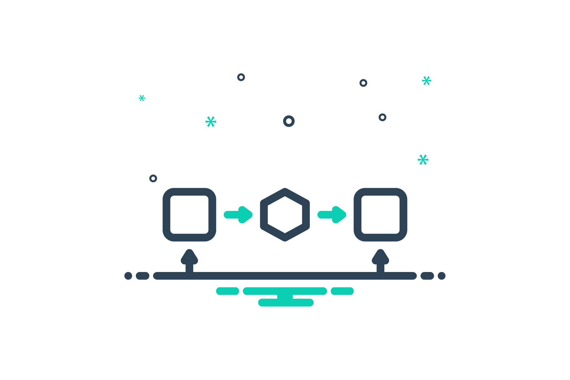 Algorithm divide mix icon, an Icon by Creative priyanka | Creative Market