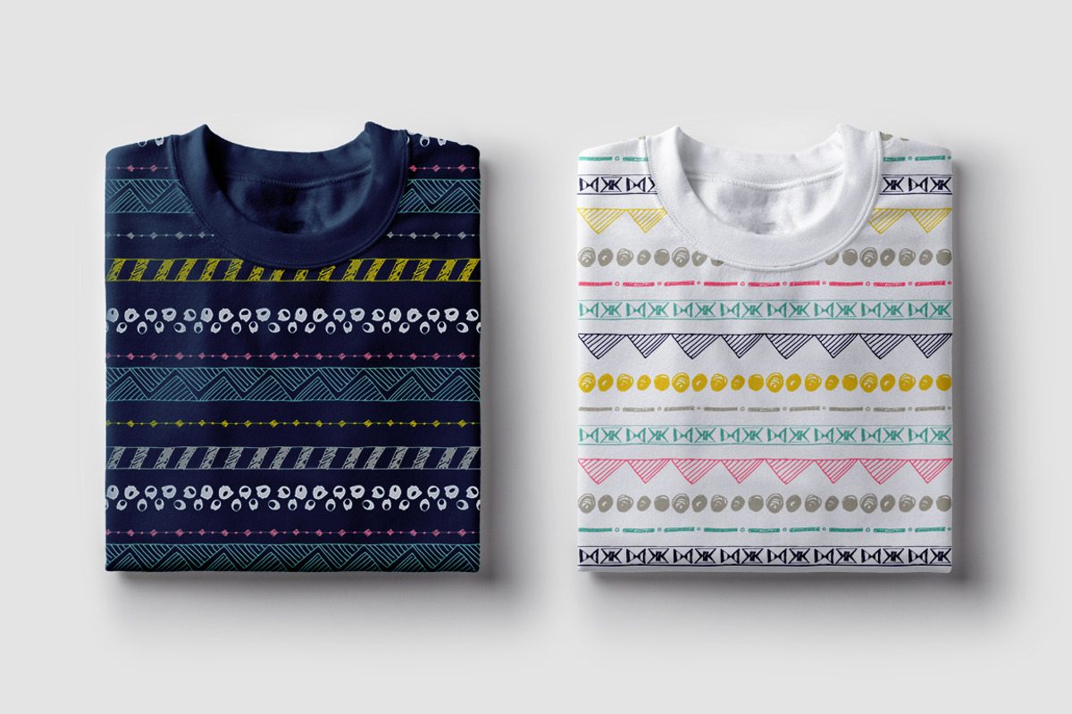 Set of funky patterns, a Pattern Graphic by SomStock