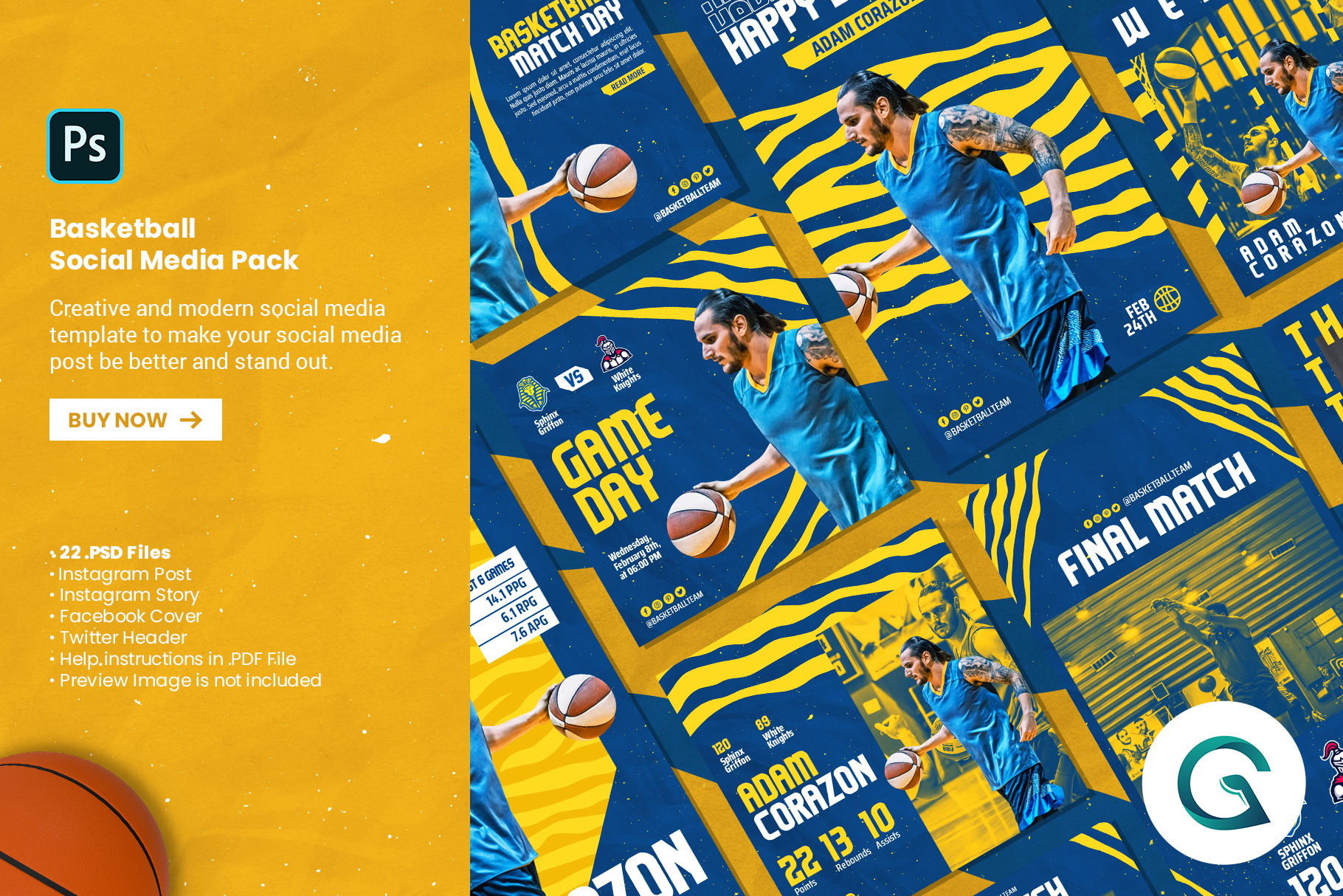 Basketball Social Media Pack