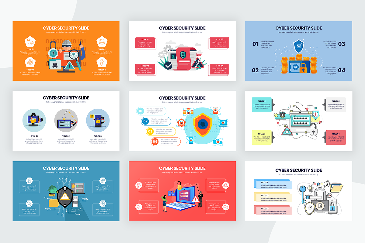 Cyber Security Slides, a Presentation Template by Slidesmash
