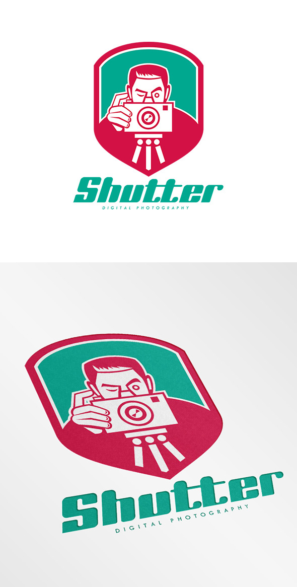 Shutter Photography Logo, a Branding & Logo Template by patrimonio
