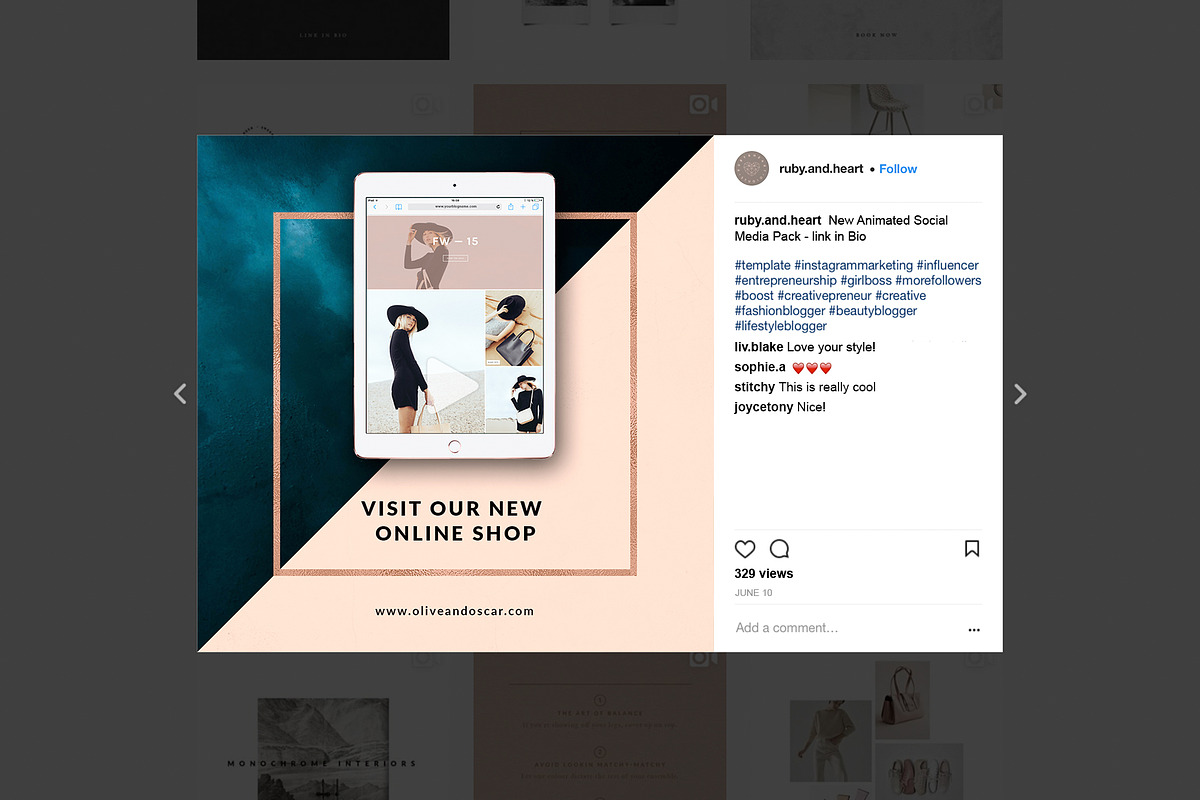ANIMATED Copper Social Media Pack, a Social Media Template by Ruby ...