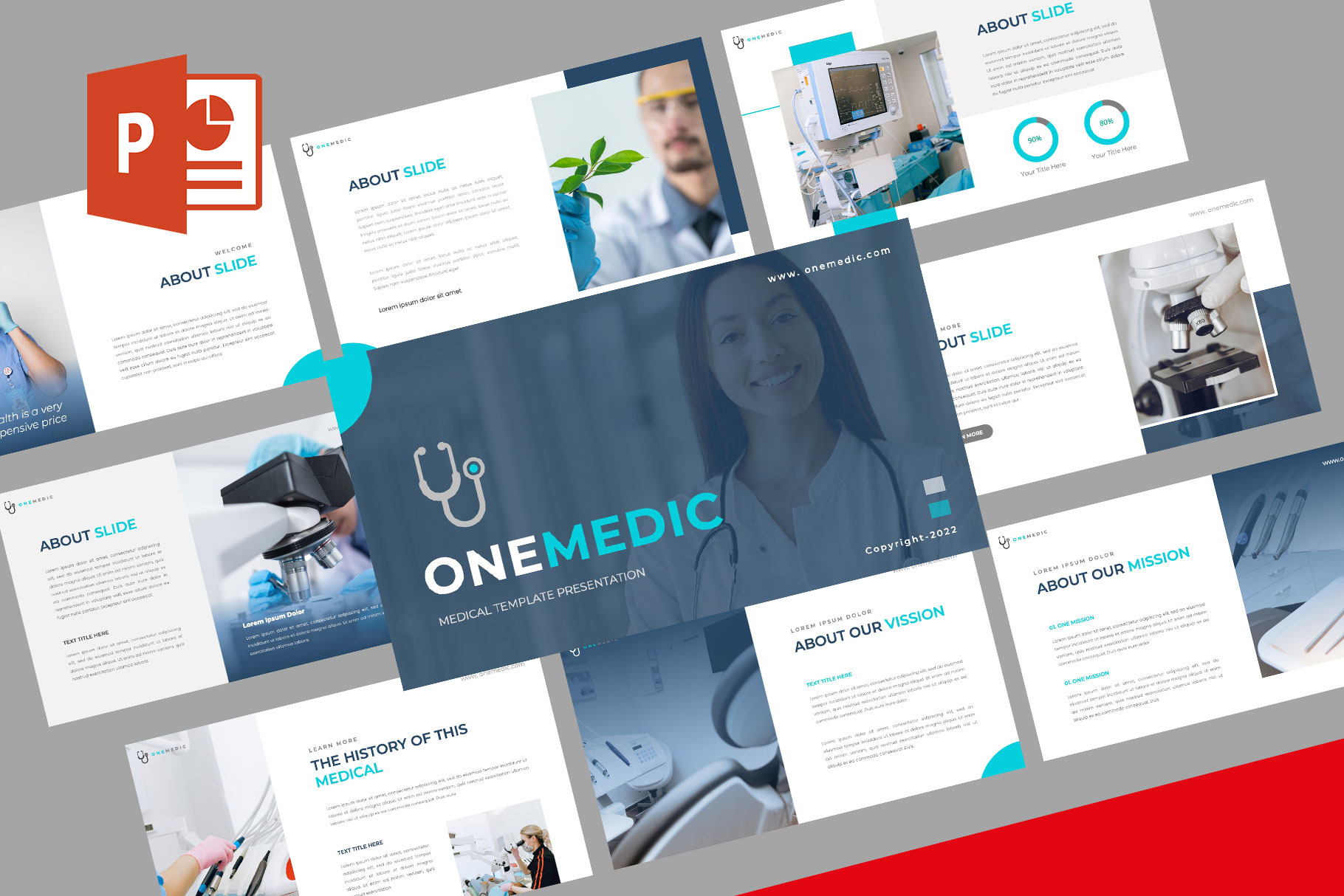 ONEMEDIC - Medical PowerPoint, a Presentation Template by RHD Creative ...