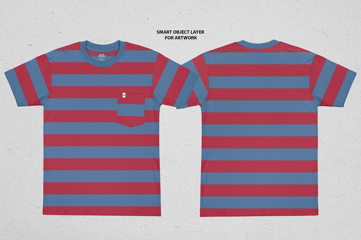 Realistic Pocket T-shirt Mockup, a Shirt Mockup by Uncentrifuged Pressure