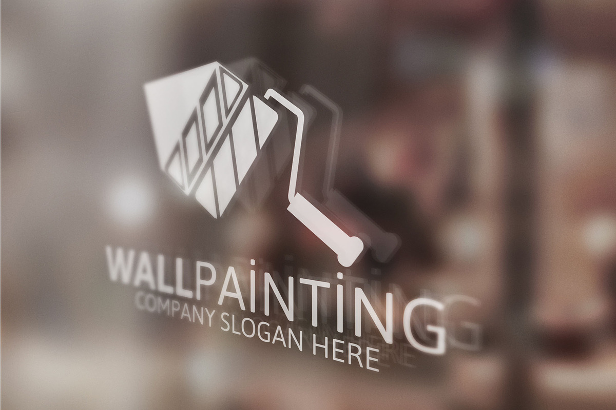 Wall Painting Logo, a Branding & Logo Template by Josuf Media