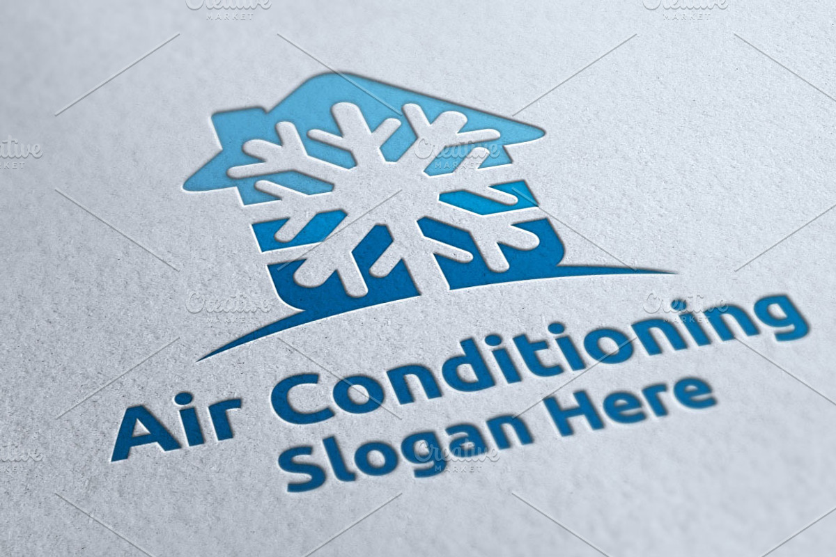 40+ Air Conditioning Logo Bundle, a Branding & Logo Template by denayunebgt