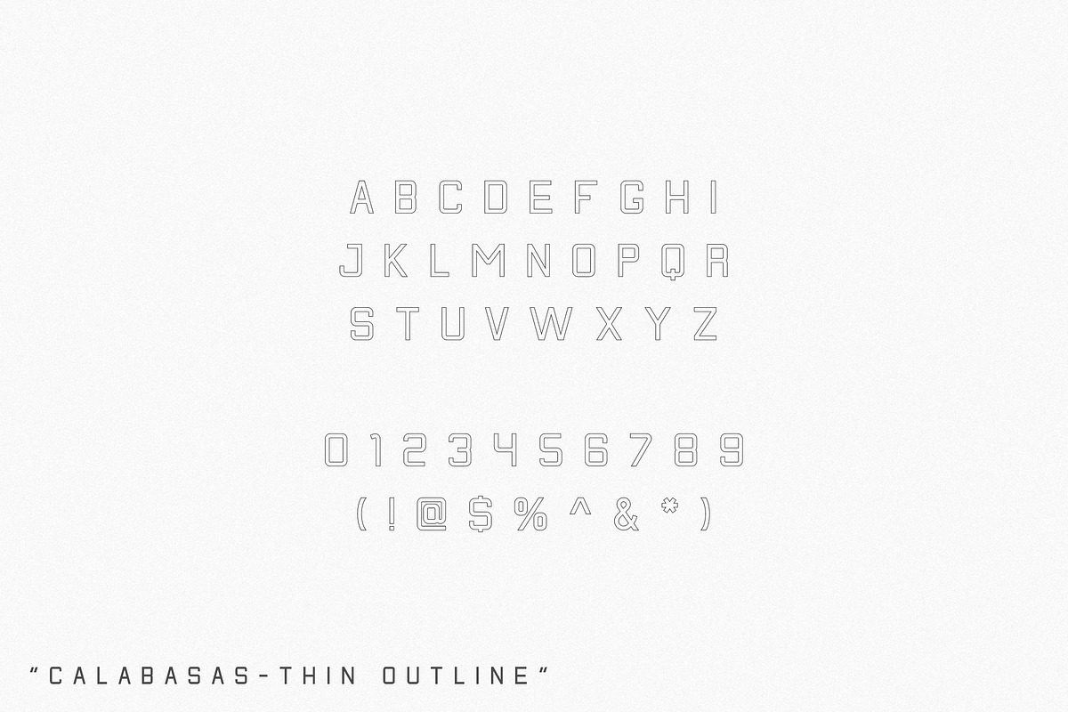 Calabasas | Display Font Family, a Sans Serif Font by Pixel Supply Co ...