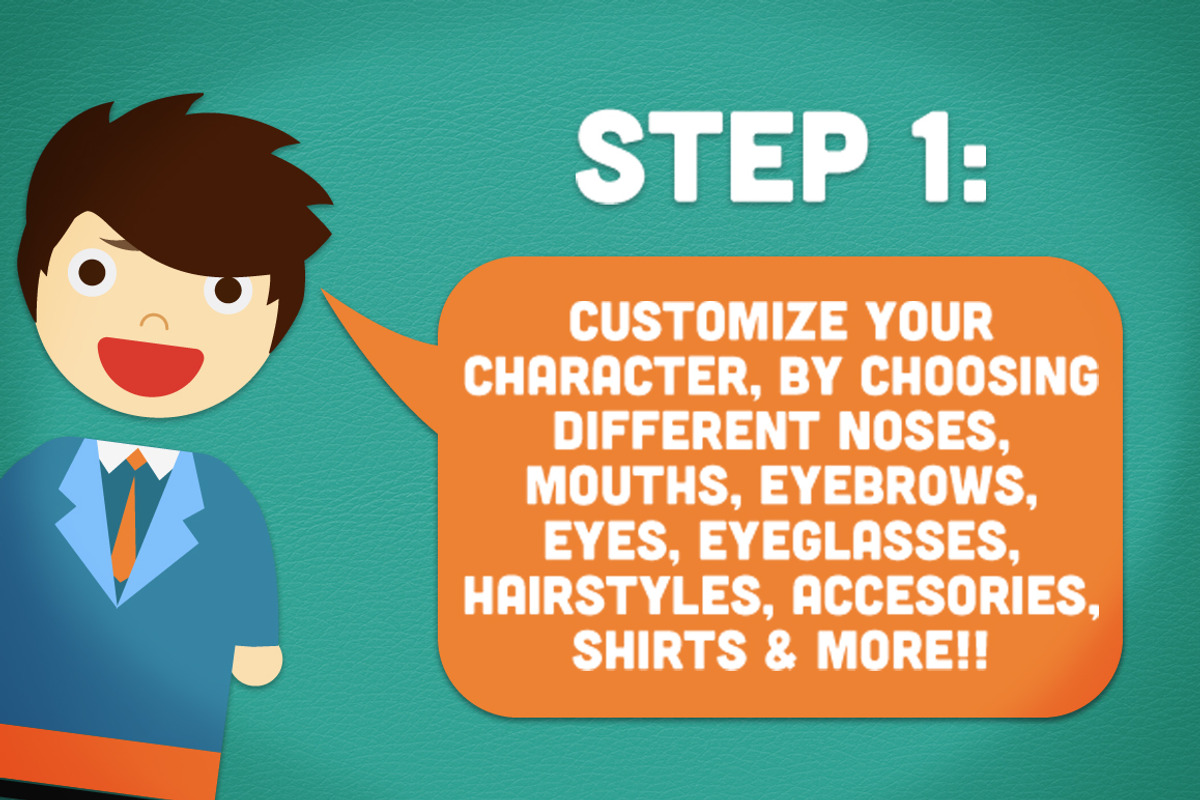 Vector Character Creator, a Person Illustration by plaxtico