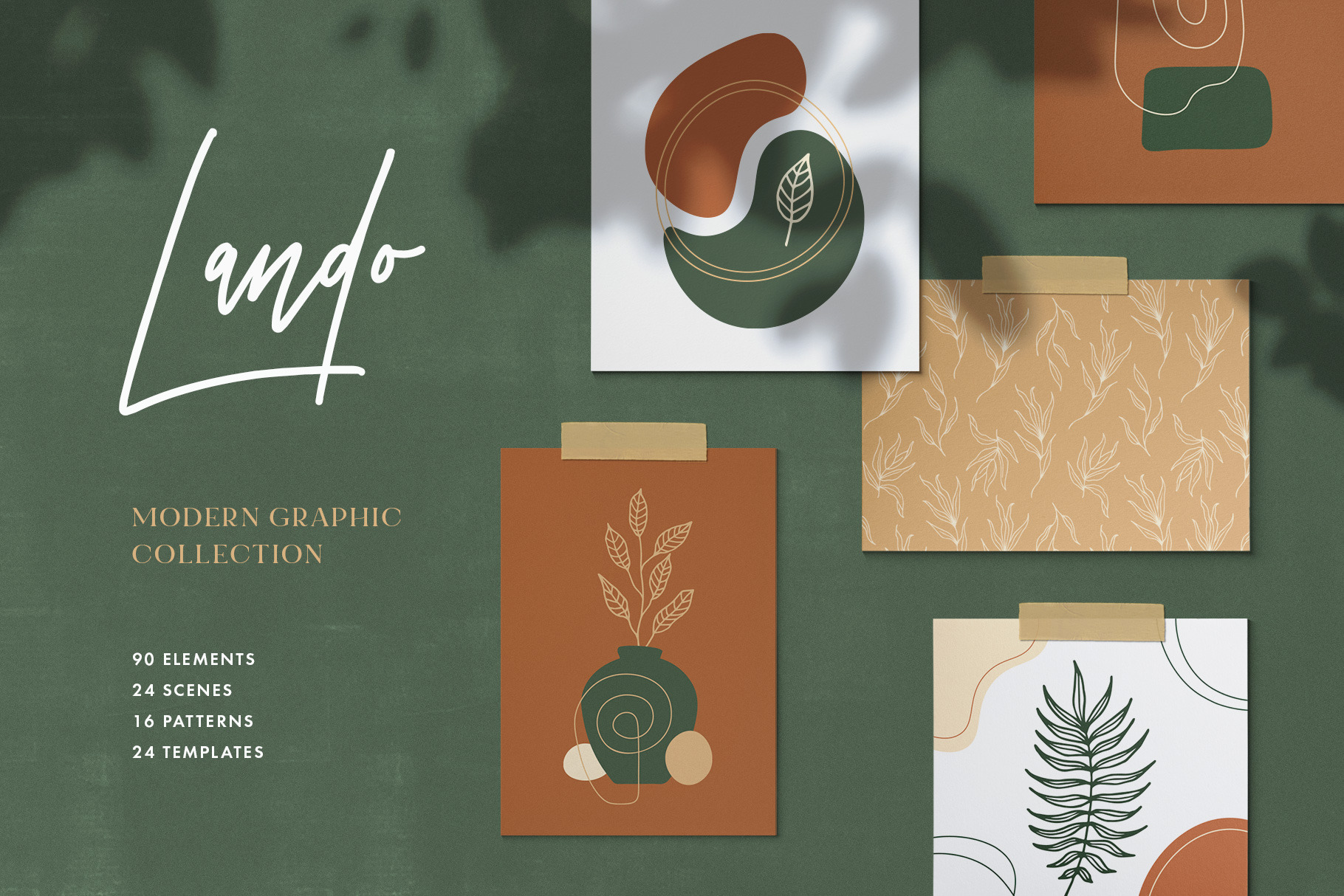 Lando Abstract Vector Elements