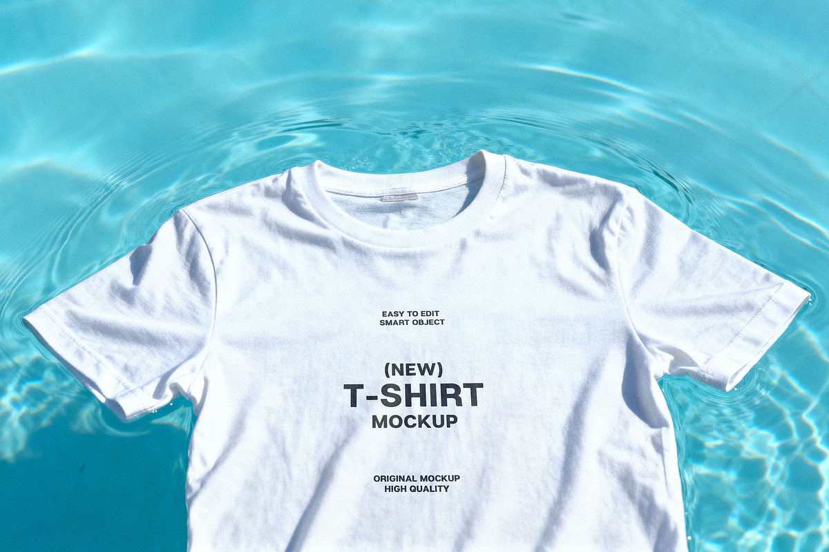 Floating T-Shirt Mockup, a Shirt Mockup by Design Squad