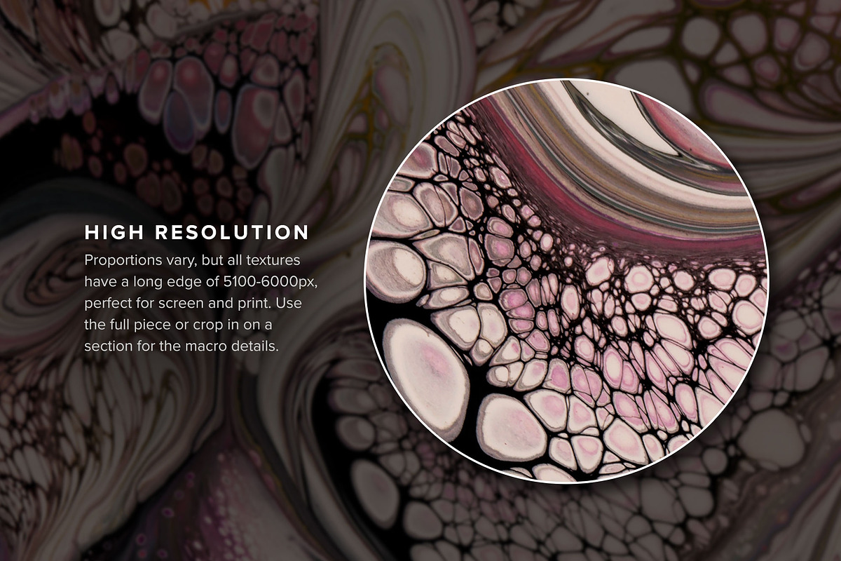 Viscosity: Fluid Acrylic Textures, a Texture Graphic by Chroma Supply