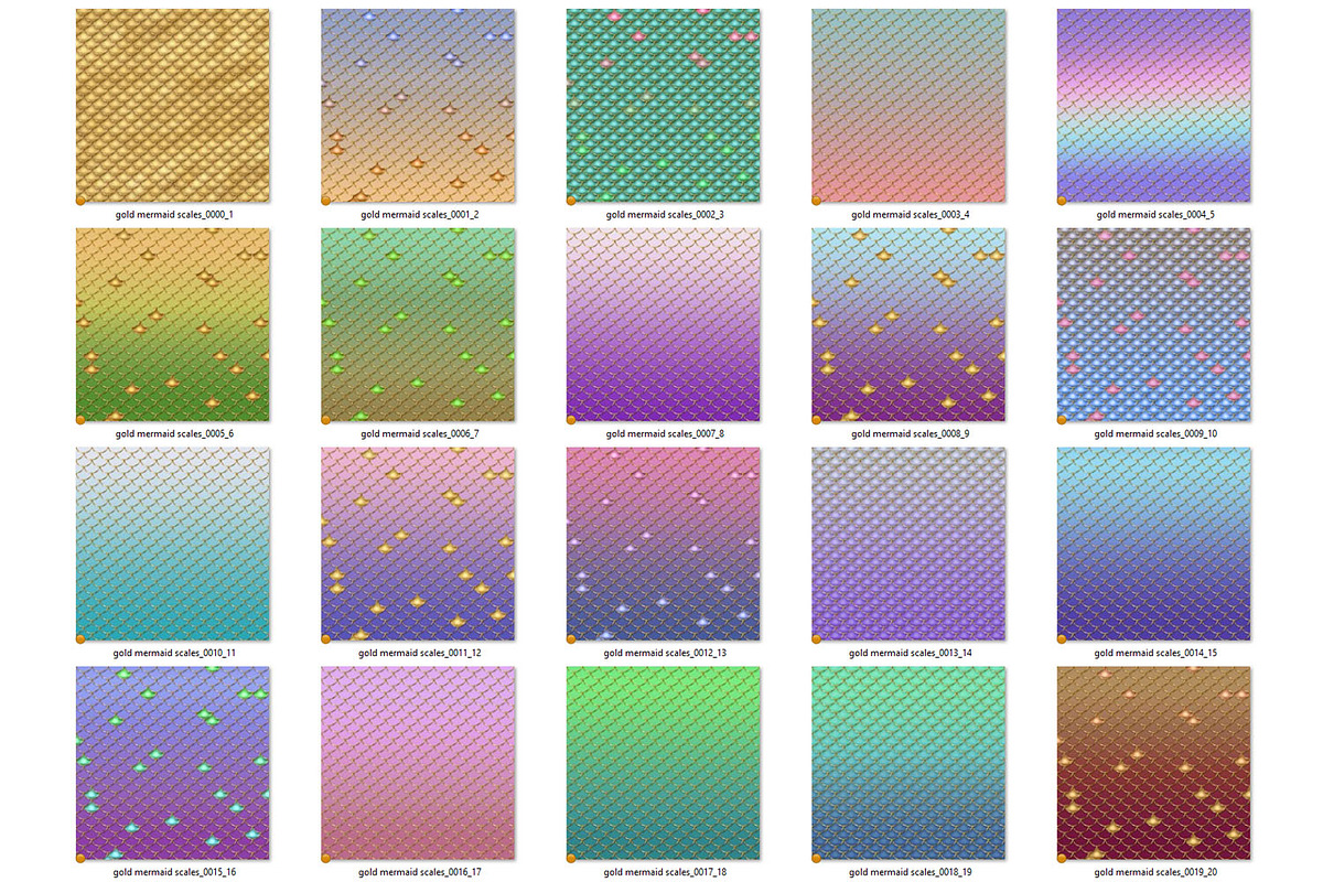 Gold Mermaid Scales Digital Paper, a Texture Graphic by Digital Curio ...