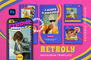 Retro Instagram Stories & Post | Creative Market