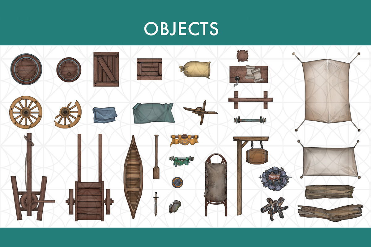 Map Masters 2D Assets, an Object Graphic by Zsolt Kosa Art