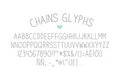 CHAINS FONT, a Script Font by Fonts & Printables