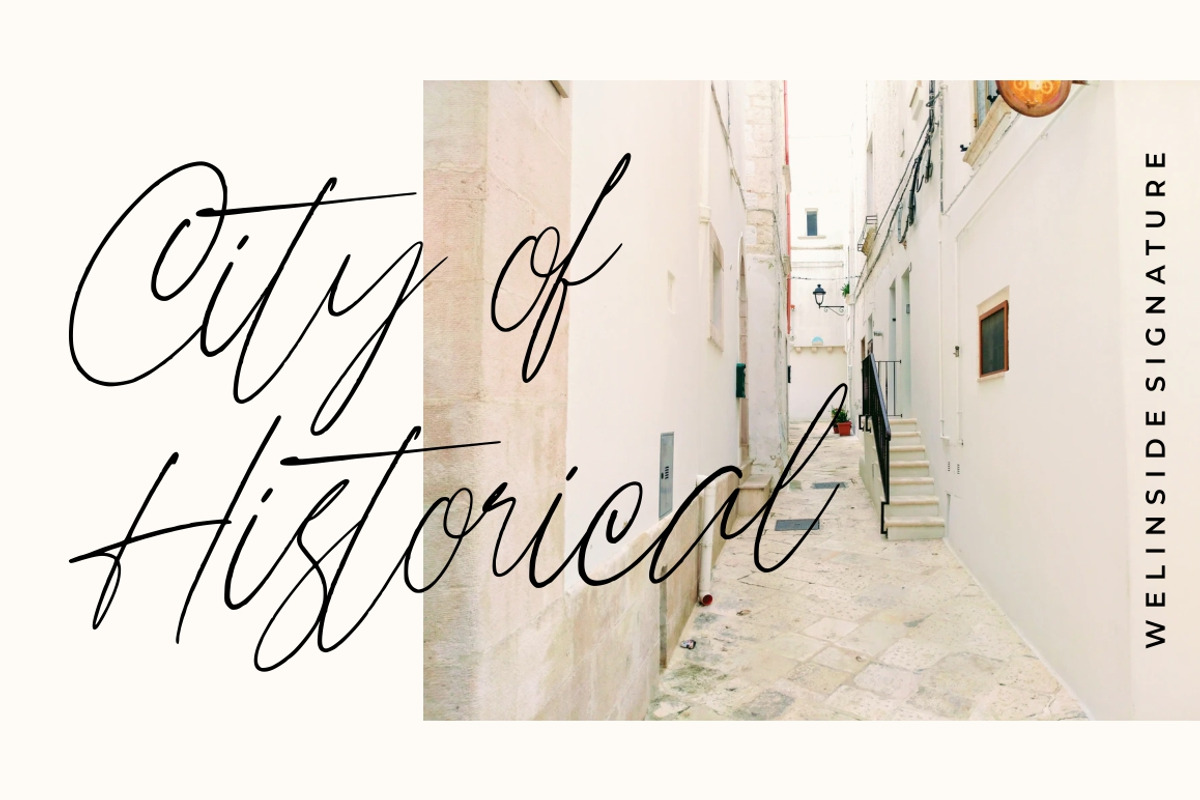 Welinside - Handwritten Font, a Serif Font by Good Java Studio