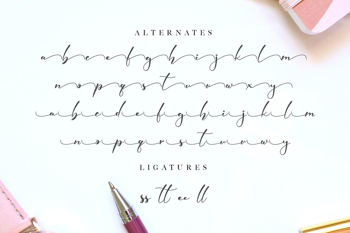 Elmira Script, a Script Font by Nissa Studio | Creative Market