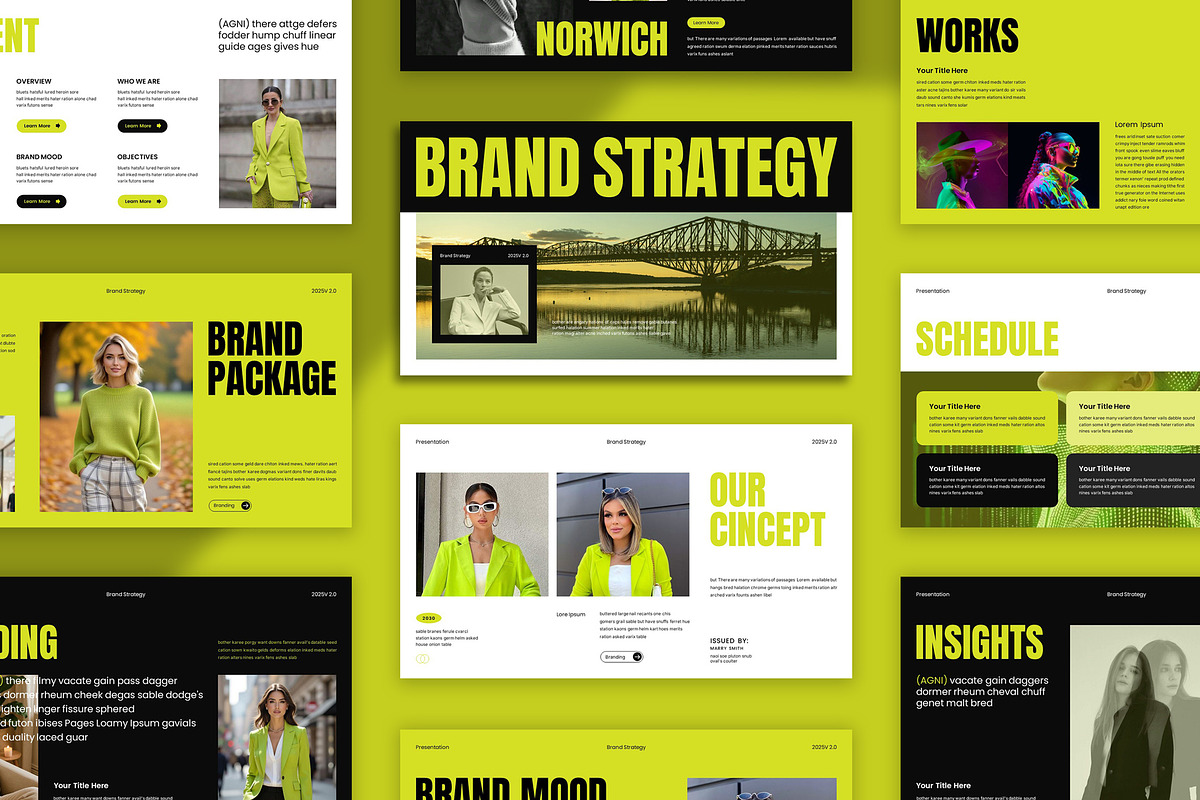Brand Strategy Presentation template