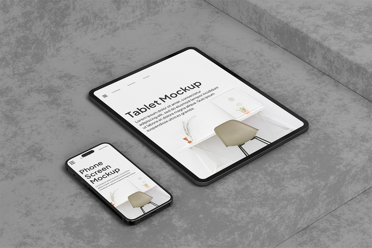 Responsive Devices Mockup Kit, a Device Mockup by Eka Restu D. Putra
