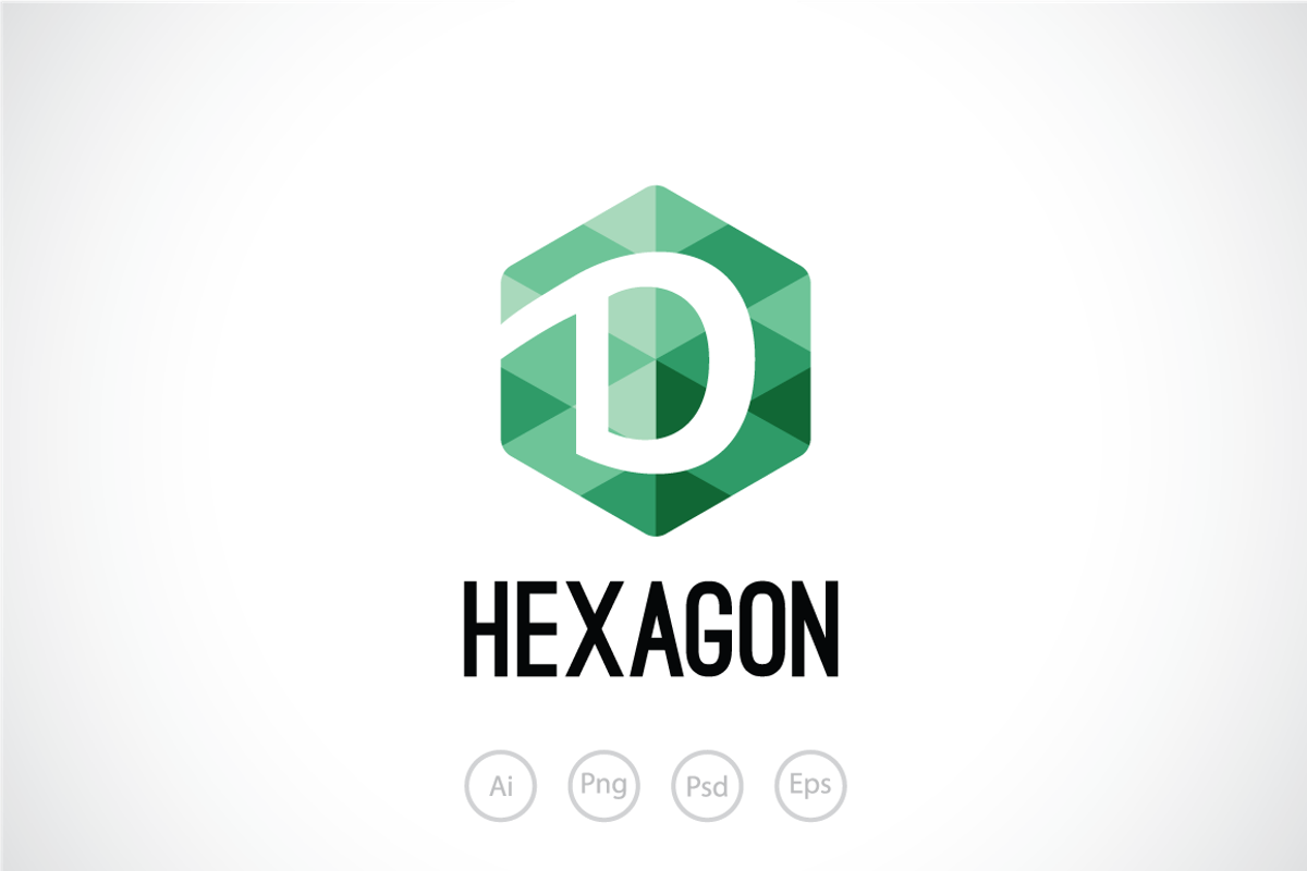 Hexagon D Logo Template, a Branding & Logo Template by Heavtryq Design