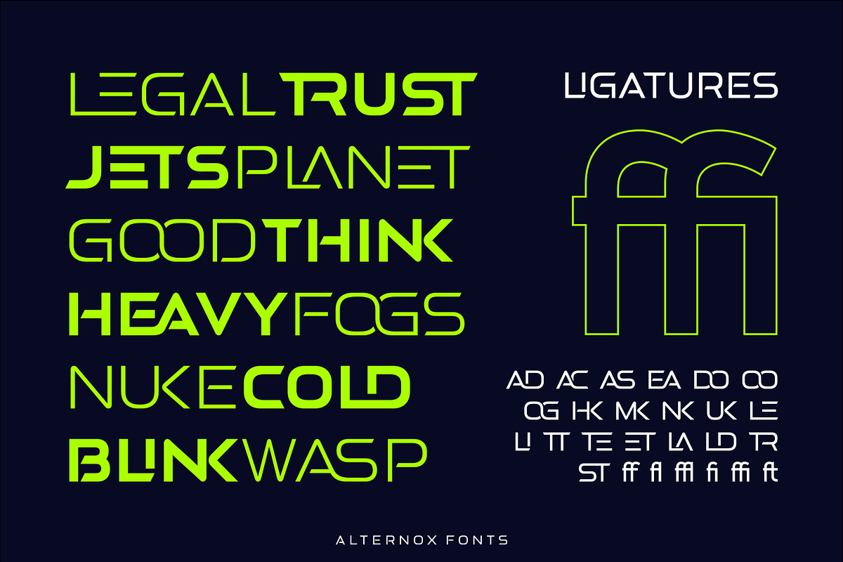 Alternox Fonts Family