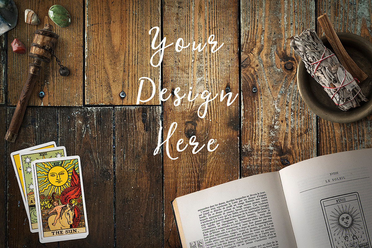 The Spiritual Scene Creator, a Product Mockup by wings of design