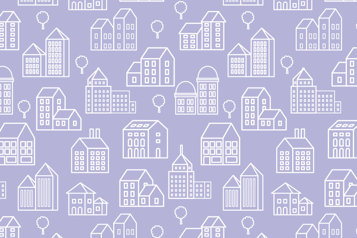 Linear city pattern, a Pattern Graphic by AlexZeL