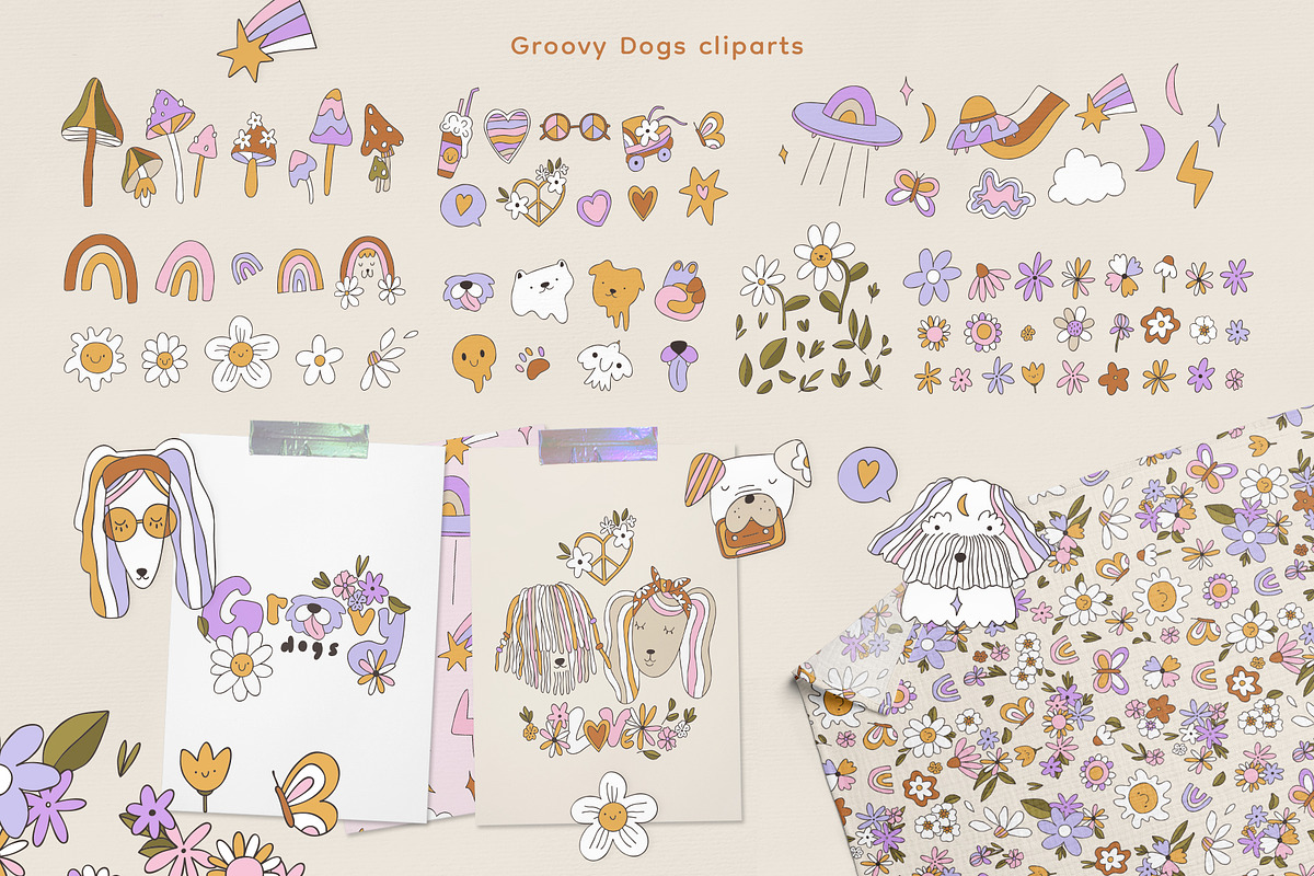 Groovy dogs collection by Avdnadi