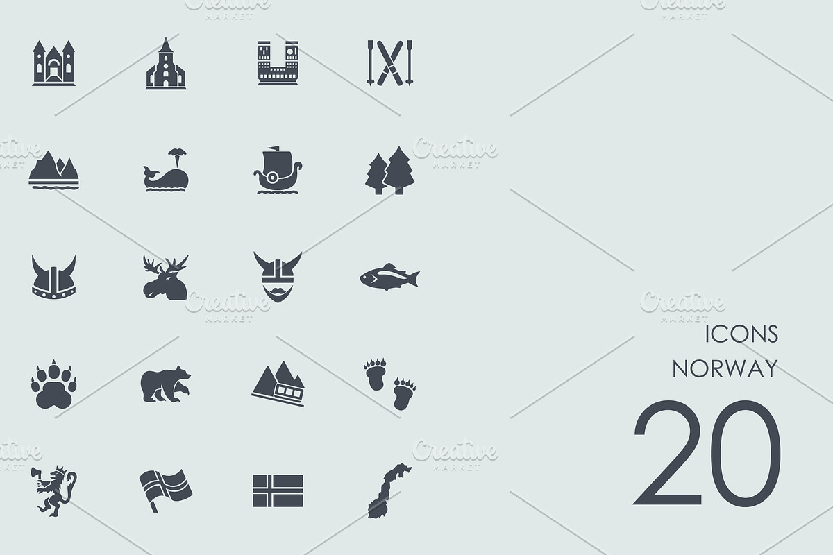Norway icons, an Icon by Palau