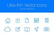 Ultra-thin Vector Icons, an Icon by Medialoot