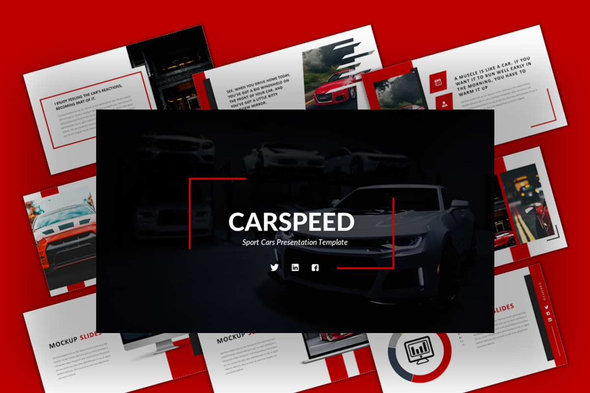 Carspeed - Sport Cars Powerpoint, a Presentation Template by Naistudio