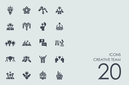Creative team icons, an Icon by Palau